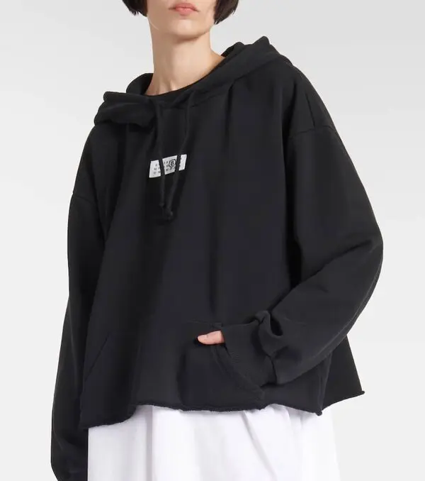 MAISON MARGIELA Logo Cotton Jersey Hoodie