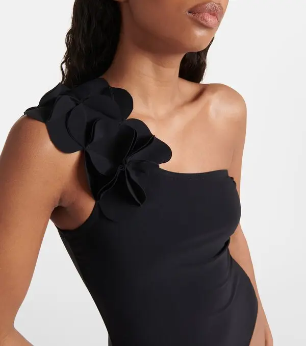 KARLA COLLETTO Tess One-shoulder Swimsuit - Black