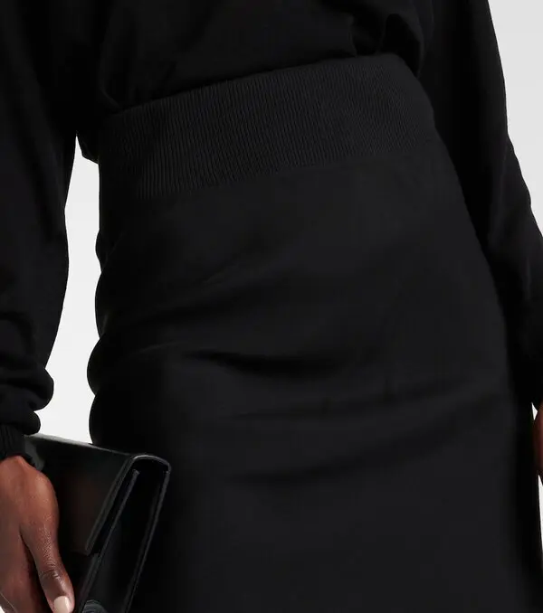 Rick Owens Silk Maxi Skirt