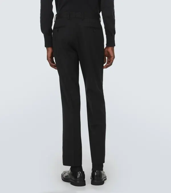 Dolce & Gabbana Wool-blend Suit Pants - Black