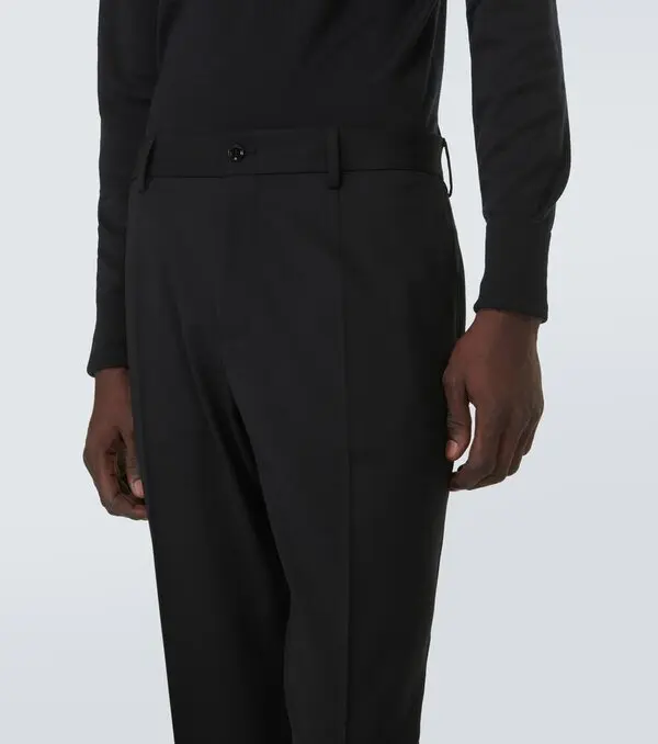 Dolce & Gabbana Wool-blend Suit Pants - Black