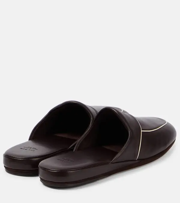 THE ROW Beck Leather Mules