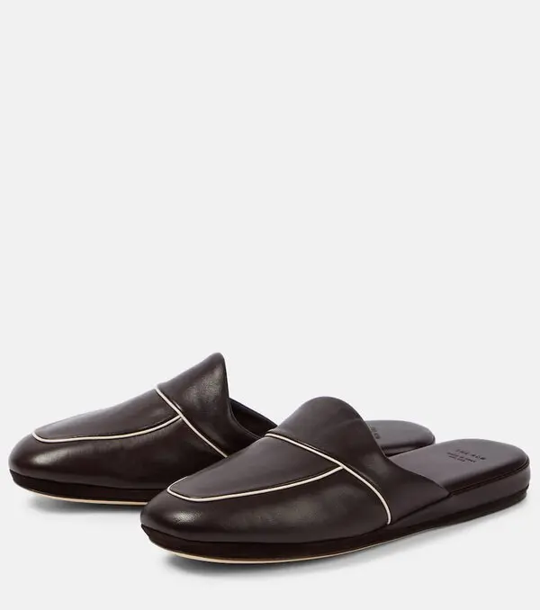 THE ROW Beck Leather Mules