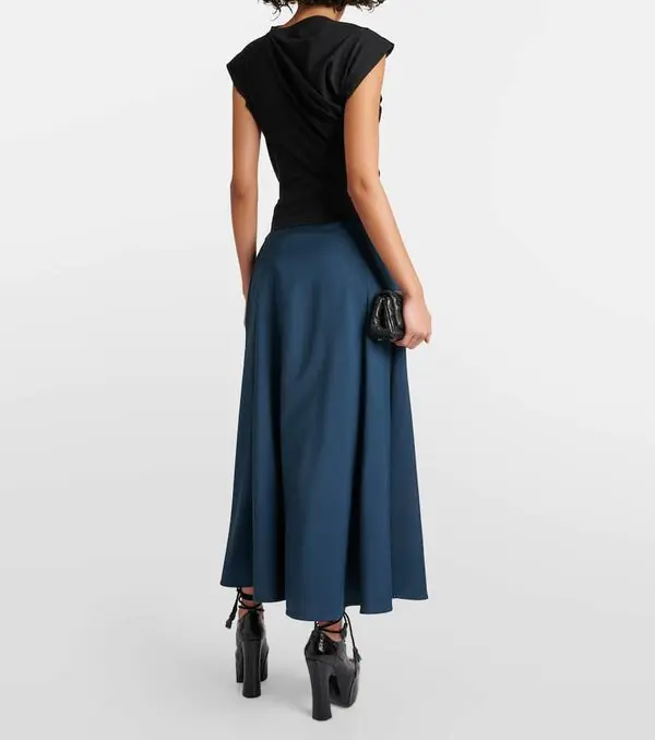 VIVIENNE WESTWOOD Asymmetric Cotton Top - Black