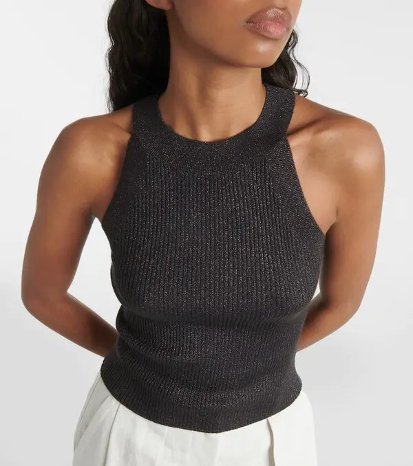 Brunello Cucinelli Cashmere And Silk-blend Tank Top