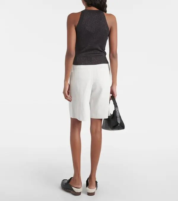 Brunello Cucinelli Cashmere And Silk-blend Tank Top
