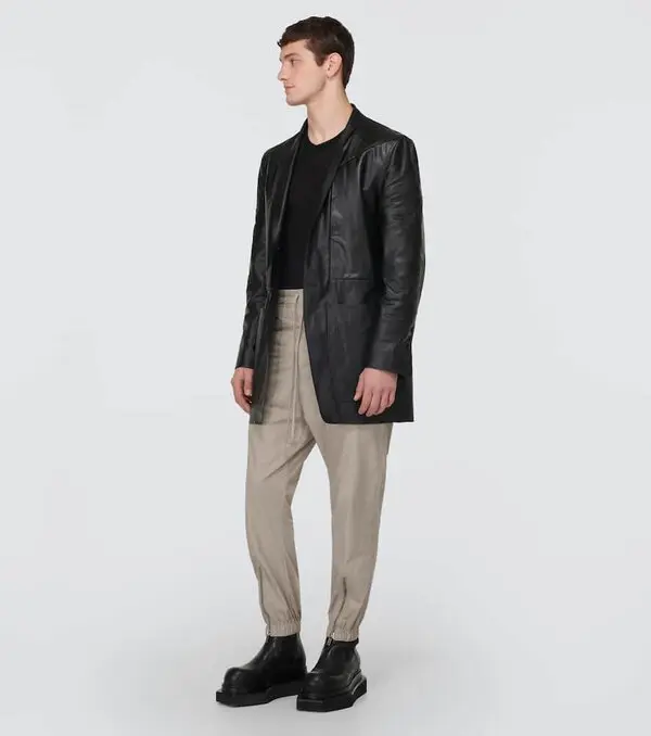 Rick Owens Cotton Poplin Chino Pants