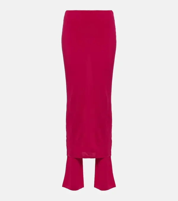 Alaïa High-rise Jersey Skirt Pants - Pink