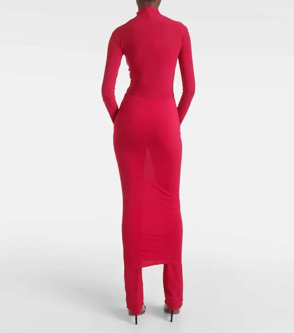 Alaïa High-rise Jersey Skirt Pants - Pink