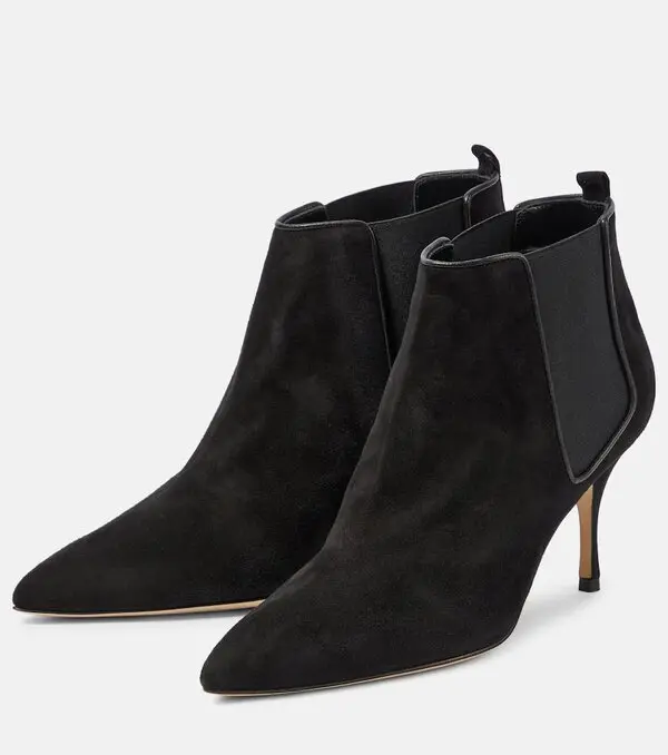 Manolo Blahnik Dildi Otto Ankle Boots
