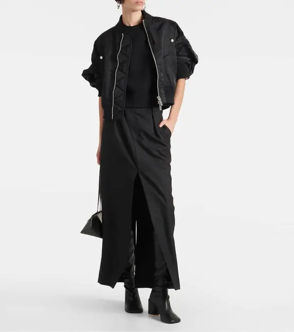 Sacai Cotton-blend Jersey Sweatshirt