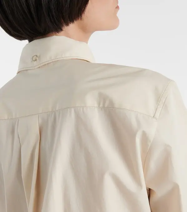 LEMAIRE Cotton Poplin Shirt - Neutrals