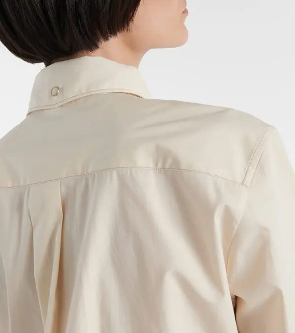 LEMAIRE Cotton Poplin Shirt - Neutrals