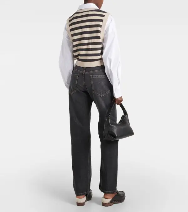 Brunello Cucinelli Striped Cotton Vest