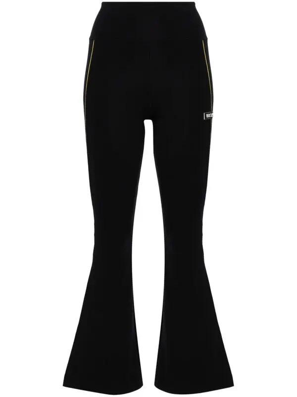 Versace Logo-appliqué Flared Trousers