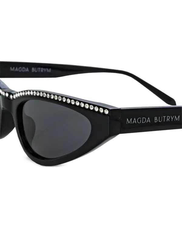 Linda Farrow X Magda Butrym Crystal-Embellished Sunglasses 