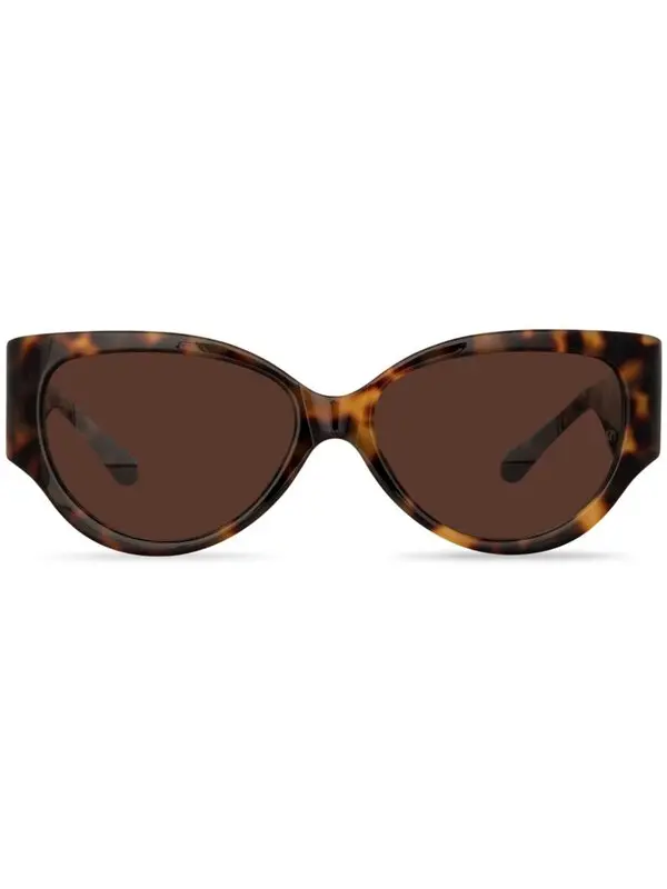 Linda Farrow Cat-eye Frame Sunglasses - Brown