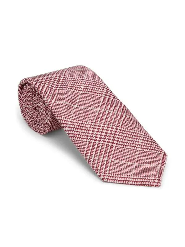 Brunello Cucinelli Prince Of Wales Check Neck Tie