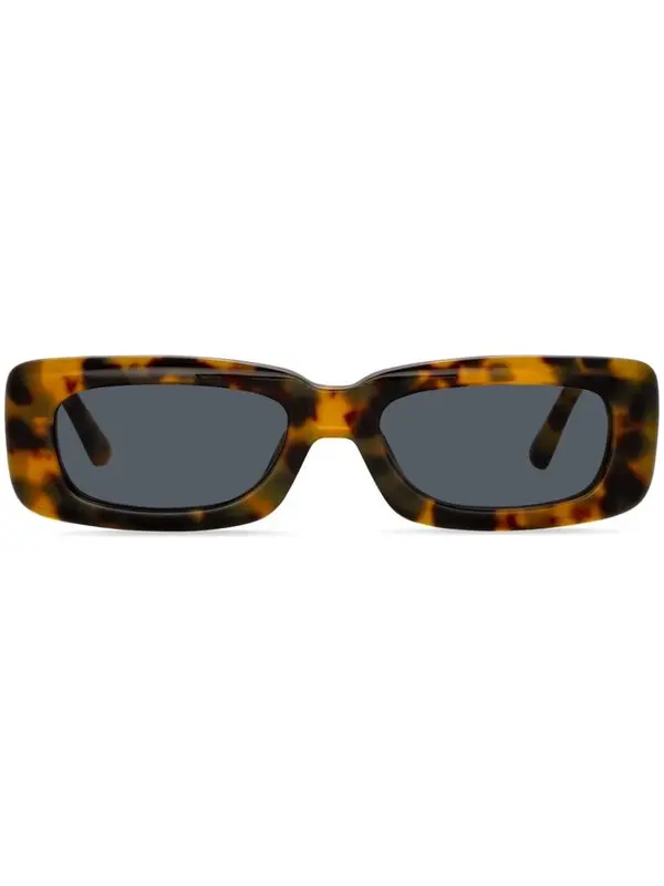Linda Farrow X The Attico Mini Marfa Sunglasses - Brown