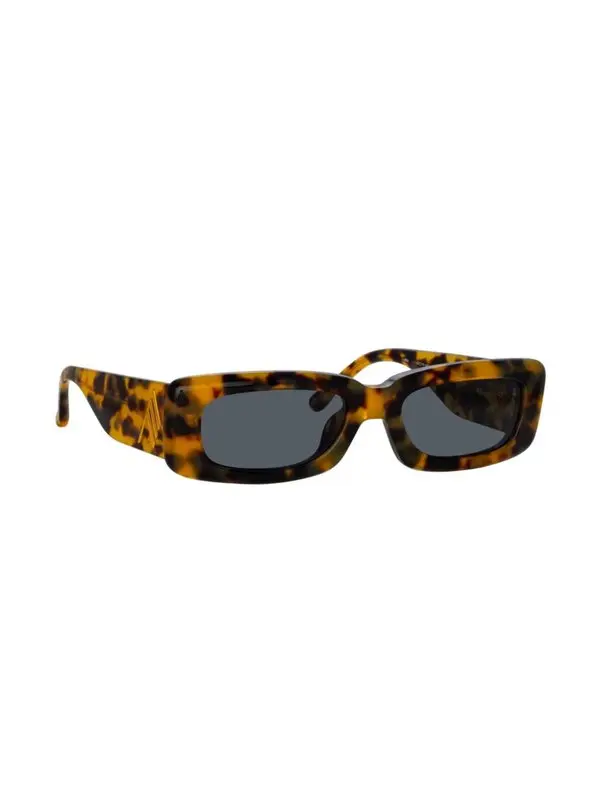 Linda Farrow X The Attico Mini Marfa Sunglasses - Brown