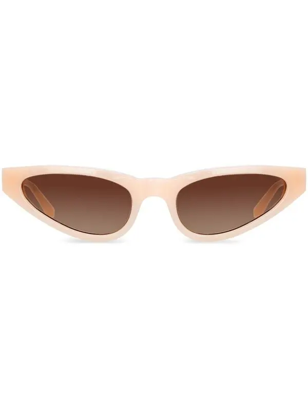 Linda Farrow X Magda Butrym Oversized Sunglasses - Pink