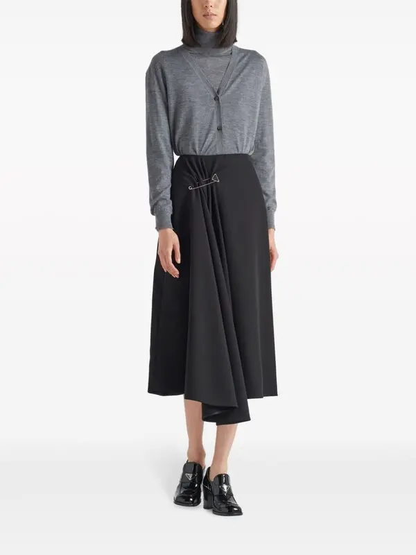 Prada Cashmere Turtleneck Sweater - Grey