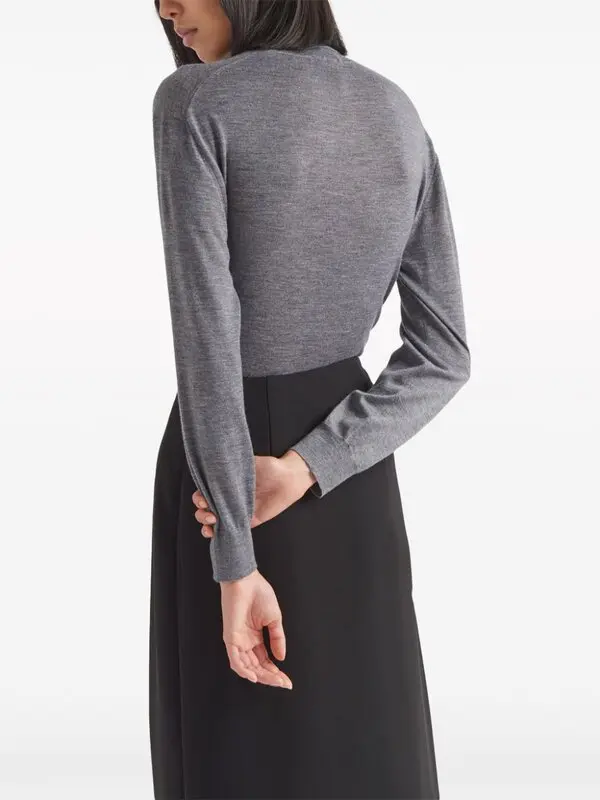 Prada Cashmere Turtleneck Sweater - Grey