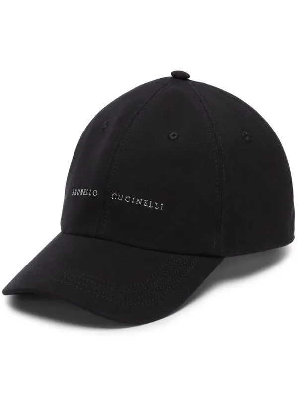 Brunello Cucinelli Logo-embroidered Baseball Cap - Black