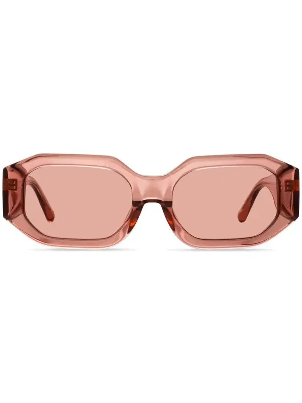 Linda Farrow Blake Oval-lenses Sunglasses - Pink