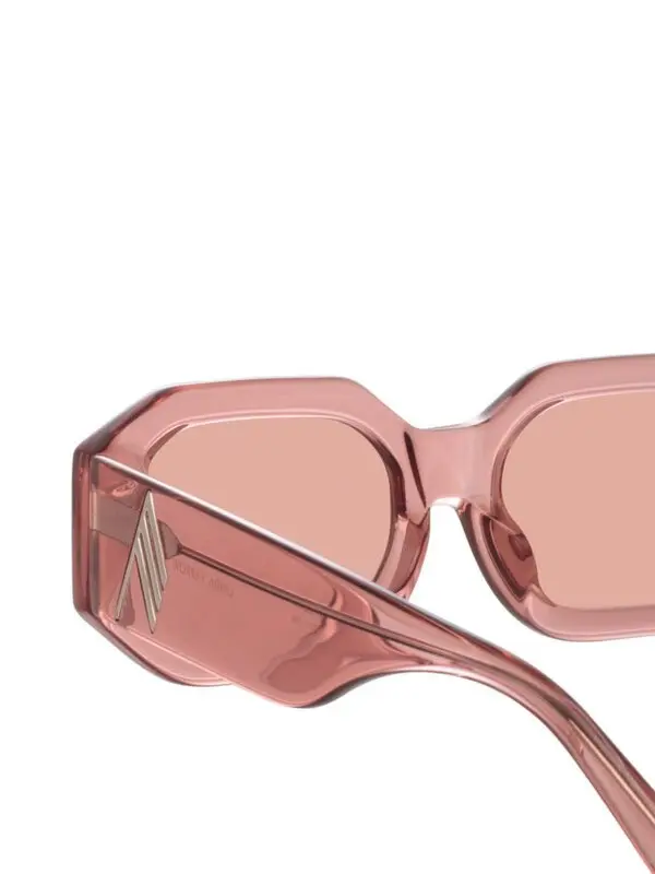 Linda Farrow Blake Oval-lenses Sunglasses - Pink