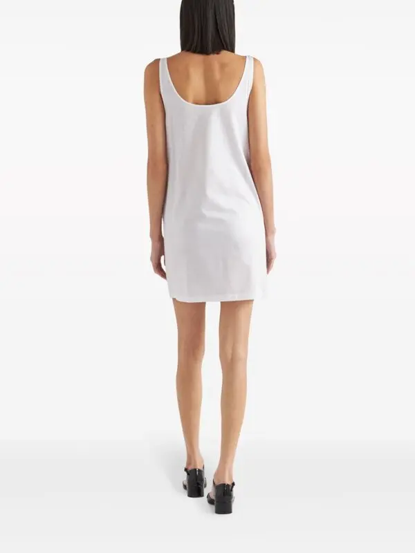 Prada Rhinestone Embellished Mini Dress