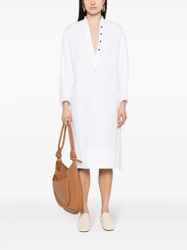 Khaite Brom Shift Midi Dress
