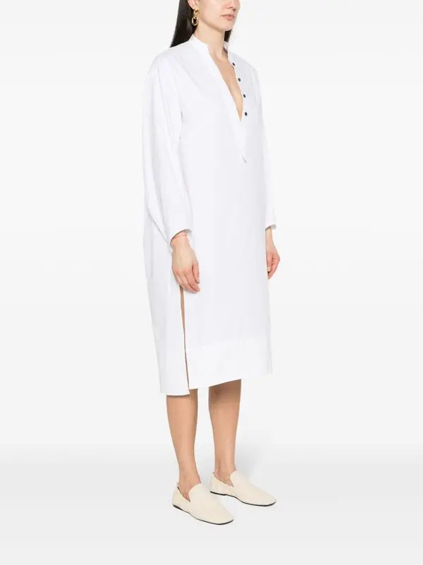 Khaite Brom Shift Midi Dress