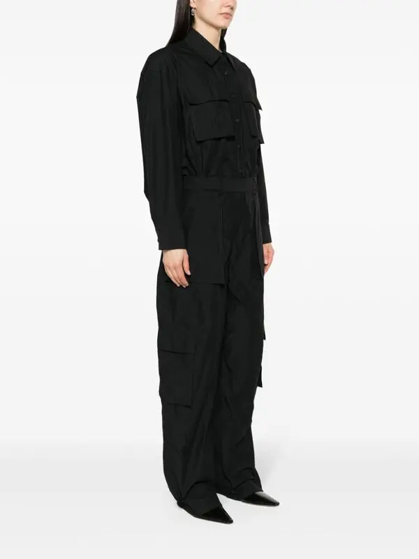 Alexander Wang Button-up Ripstop Cargo Jumpsuit