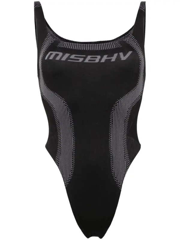 MISBHV Logo-embroidered Jacquard Body