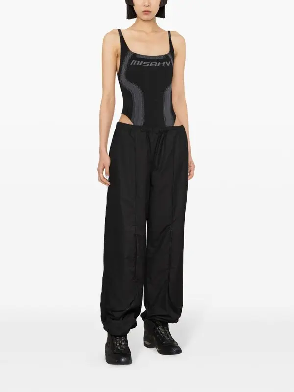 MISBHV Logo-embroidered Jacquard Body