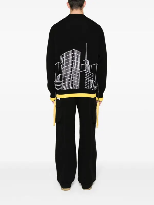 Off-White Intarsia-knit Jumper