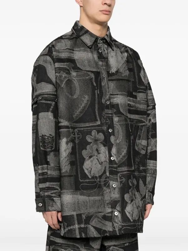 Off-White Xray Detachable-sleeves Shirt