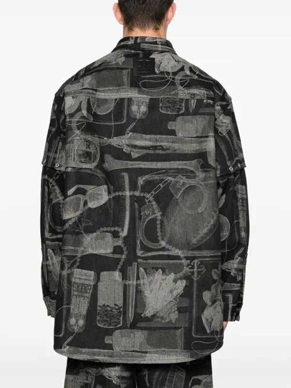 Off-White Xray Detachable-sleeves Shirt