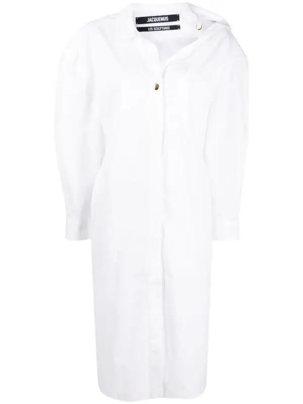 Jacquemus La Robe Chemise Dress - White