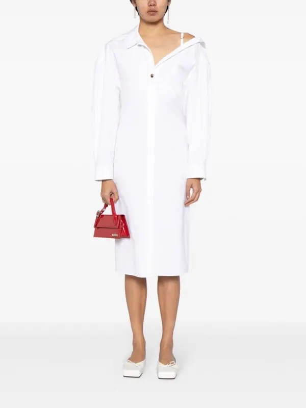 Jacquemus La Robe Chemise Dress - White