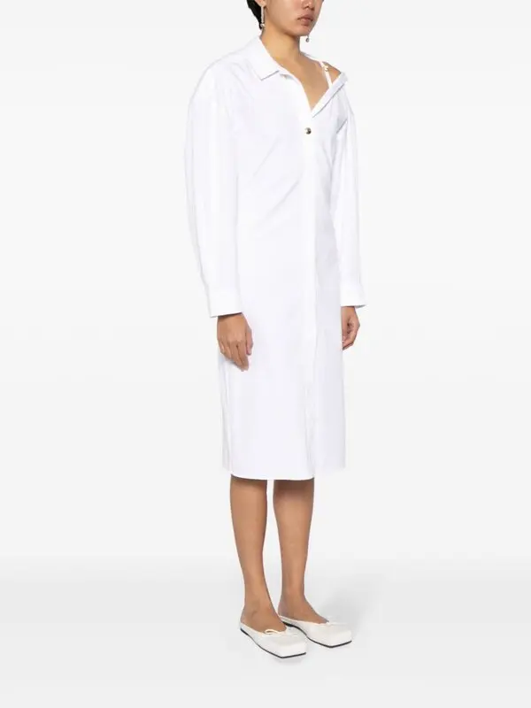 Jacquemus La Robe Chemise Dress - White