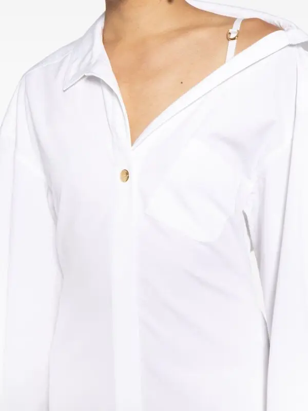 Jacquemus La Robe Chemise Dress - White