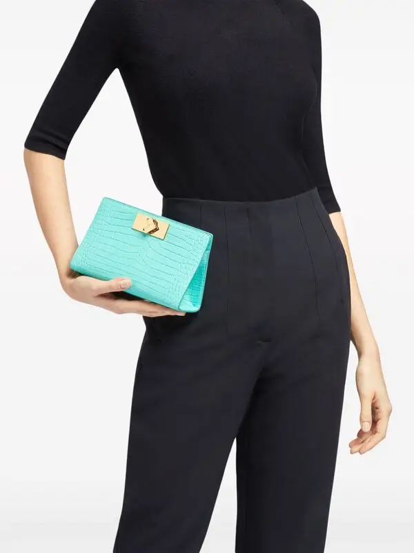 GIUSEPPE ZANOTTI Annhita Leather Clutch