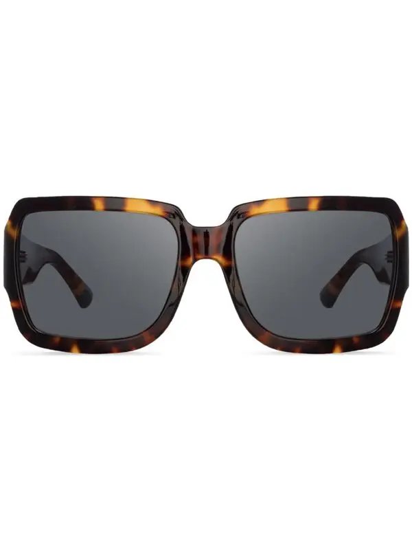 Linda Farrow Square Brown Sun Glass 20476327_51216166_600.jpg main image 4