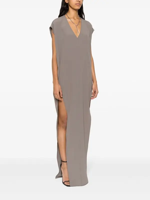 Rick Owens V-neck Maxi Dress