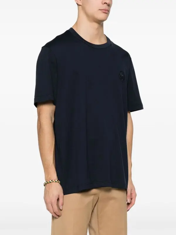 Brioni Embroidered-logo Cotton T-shirt