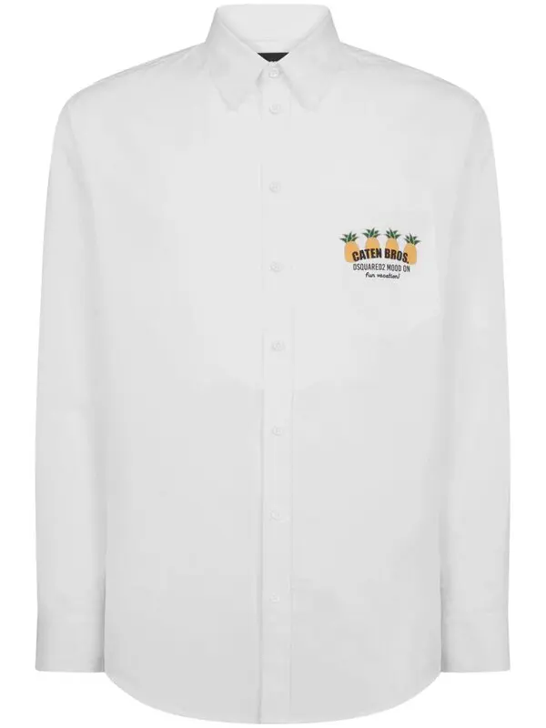 Dsquared2 Logo-print Cotton Shirt