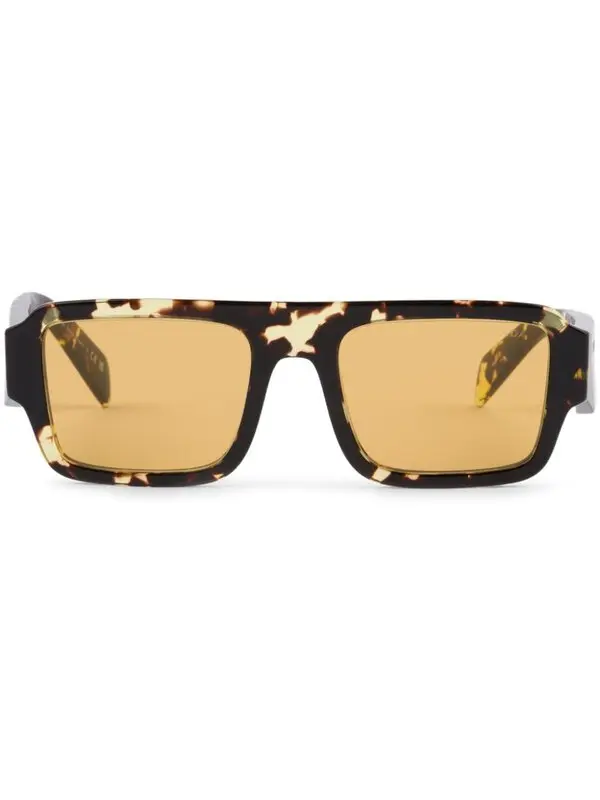 Prada Square Frame Sunglasses - Brown