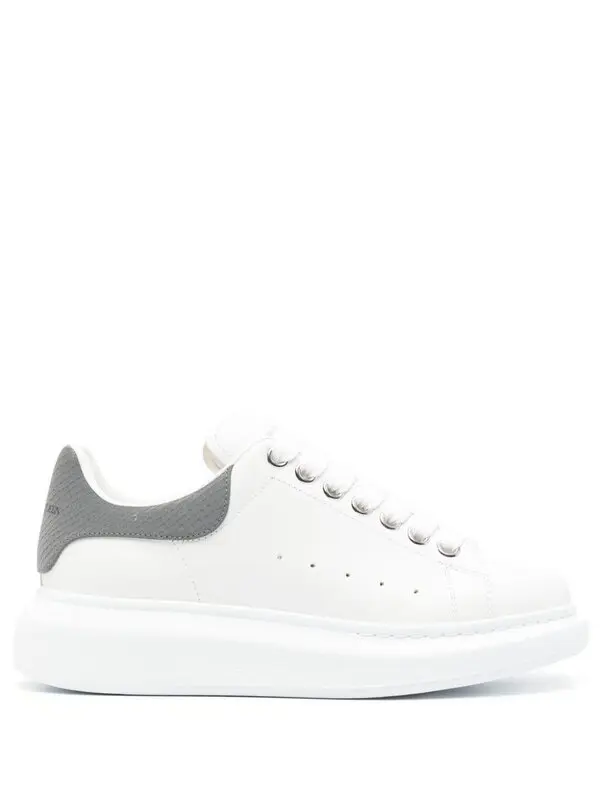 Alexander McQueen Leather Sneakers - White